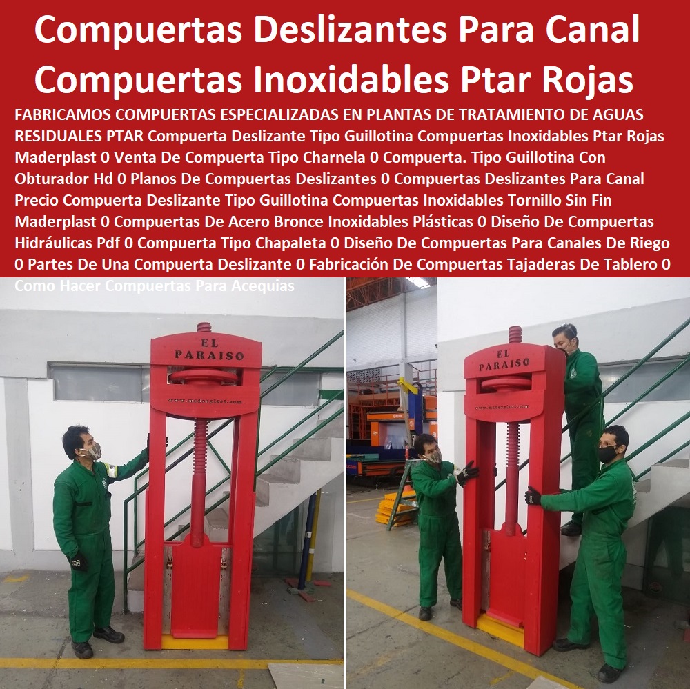 51 CHARNELAS 0 VÁLVULAS ANTI RETORNO 0 COMPUERTA TIPO CHAPALETA 0 TAPA ...