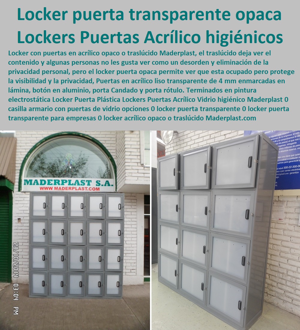 LOCKERS PLÁSTICOS 0 CASILLEROS PLÁSTICOS 0 LOCKERS MONEDEROS 0 Lockers ...