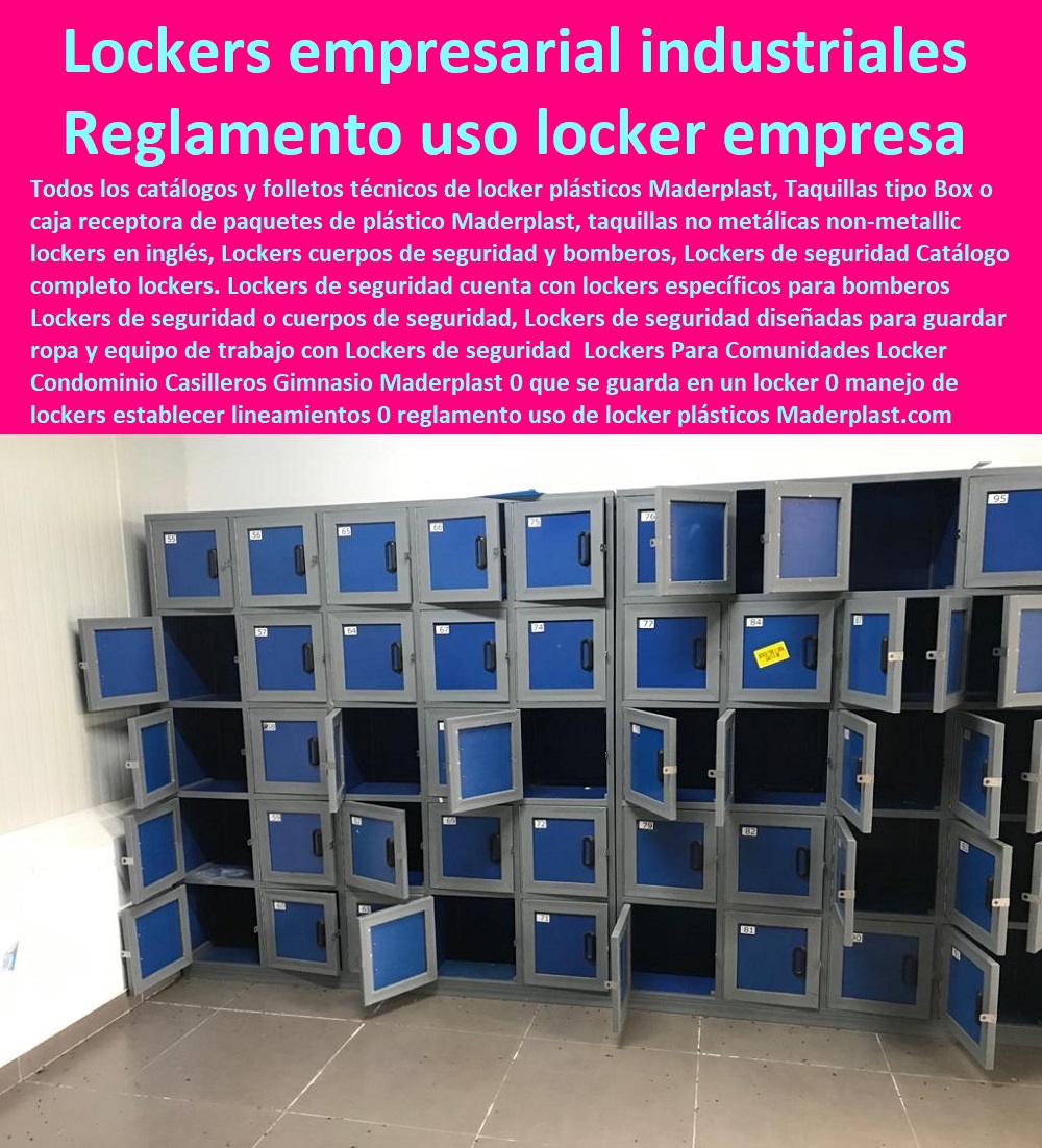 LOCKERS PLÁSTICOS 0 CASILLEROS PLÁSTICOS 0 LOCKERS MONEDEROS 0 Lockers ...